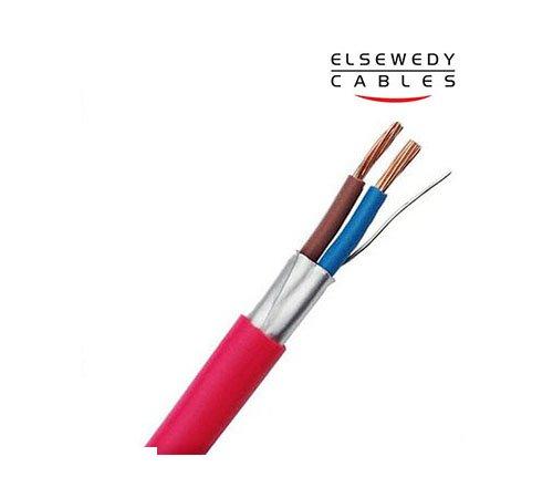 Elsewedy Fire Alarm Cable 2X1.5mm - Shielded -Red